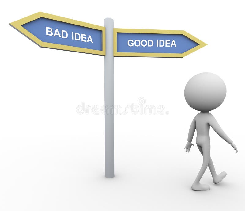 Bad Idea Clipart
