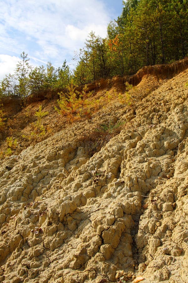 Bad land stock image. Image of landslip, eroded, earth - 11253107