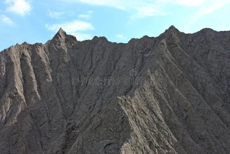 Bad Land stock photo. Image of taiwan, rills, sand, formation - 41083188