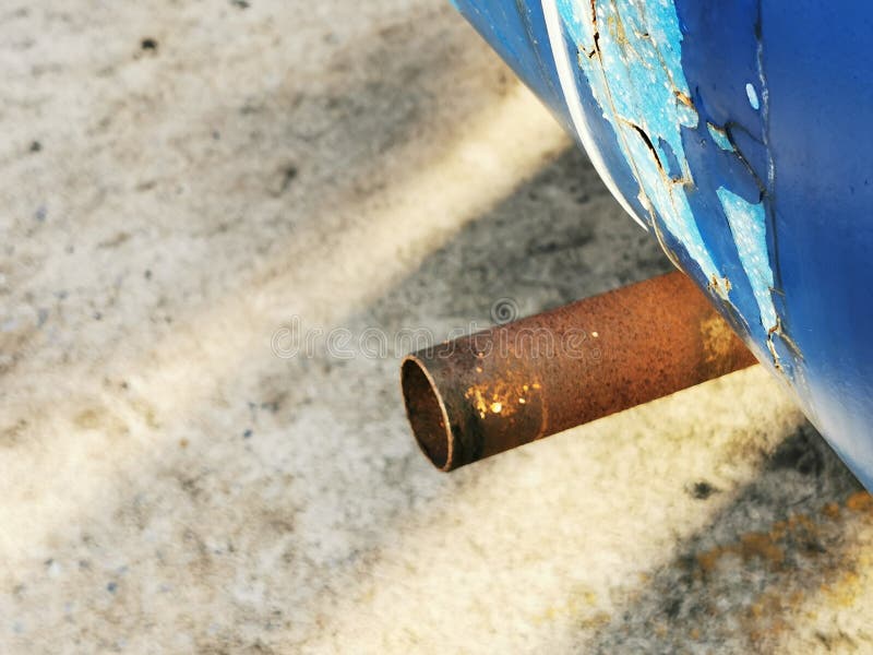 Bad Maintenance, Rustic Pipe Bus Stock Image - Image of iron, rustic ...