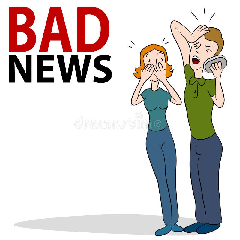 Bad News Phonecall stock vector. Illustration of people - 29364210