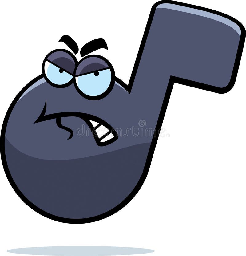 Bad Note stock vector. Illustration of music, note, wrong - 13078206