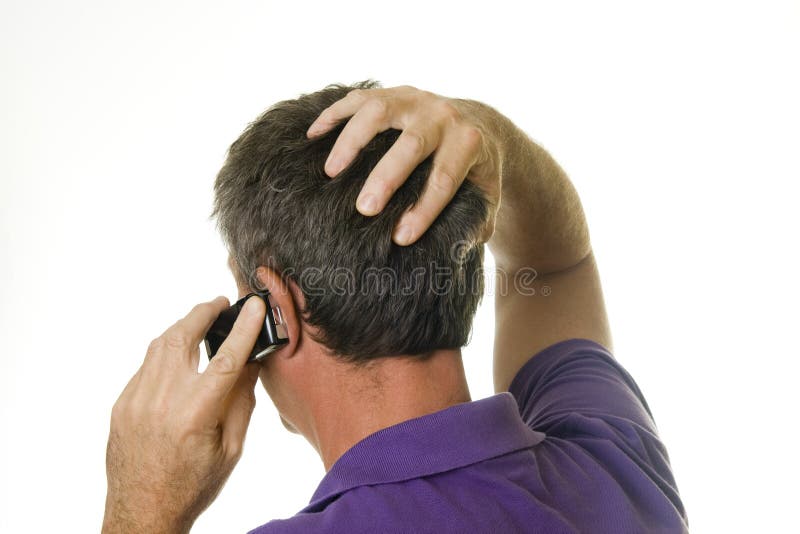 Bad phone call stock photo. Image of lifestyles, displeased - 10339884