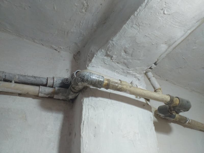 Bad pipe installation stock image. Image of equipment - 230096047