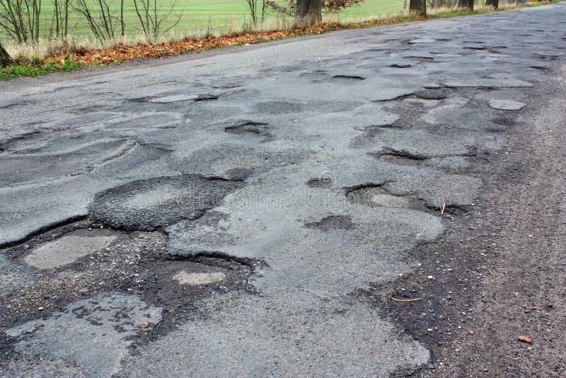 Bad road asphalt stock photo. Image of loss, fault, asphalt - 75056544