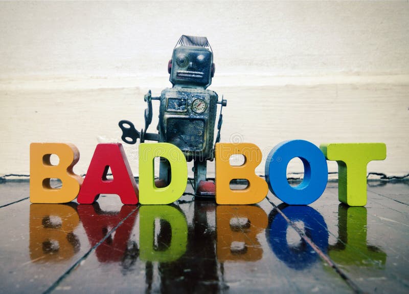Bad robot stock photo. Image of child, play, unfriendly - 118234986
