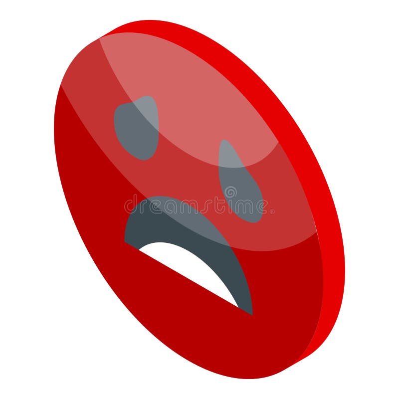 Bad Satisfaction Level Icon Isometric Vector. Customer Feedback Stock ...
