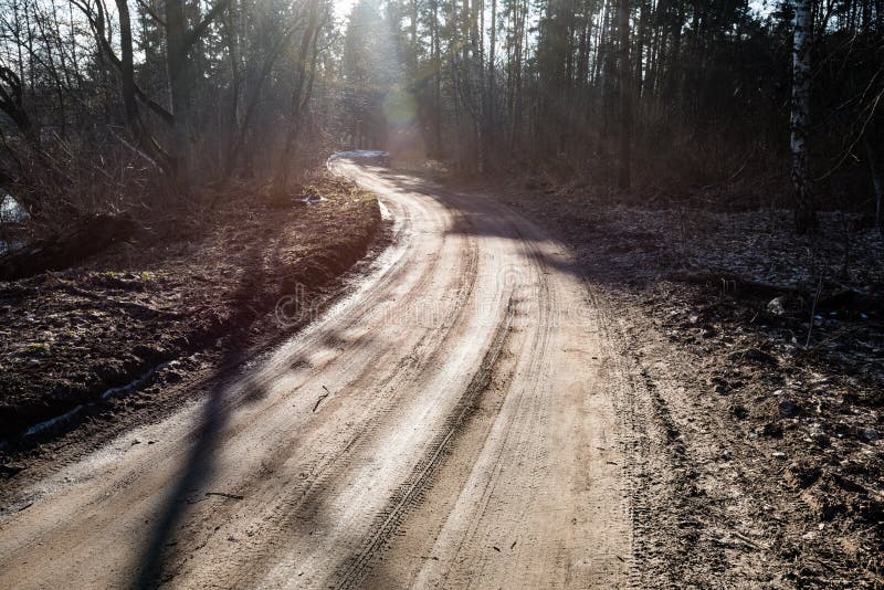 Bad shape country road stock photo. Image of quality - 88780630