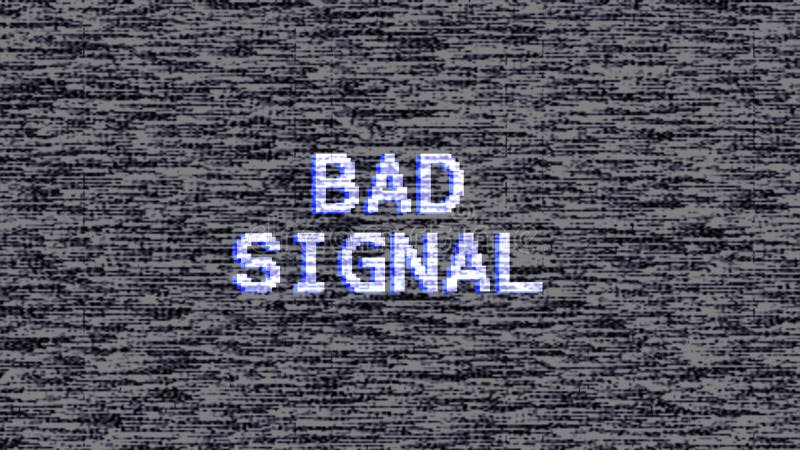Bad Signal TV Technical Issue Stock Video - Video of backgrounds ...