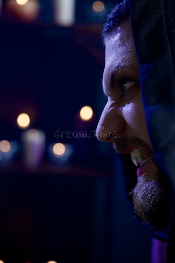 Bad Strong Vampire Ready To Attack Stock Image - Image of fantasy ...
