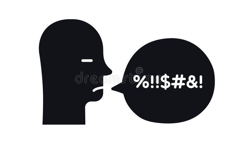 Broken Communication Two Person Concept Illustration Stock Vector ...