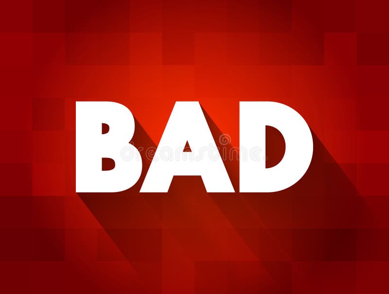 Bad Text, Quote Concept Background Stock Illustration - Illustration of ...