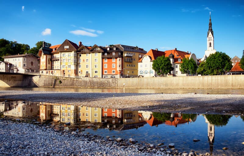 Bad Toelz stock image. Image of isar, outdoors, fashioned - 42721639