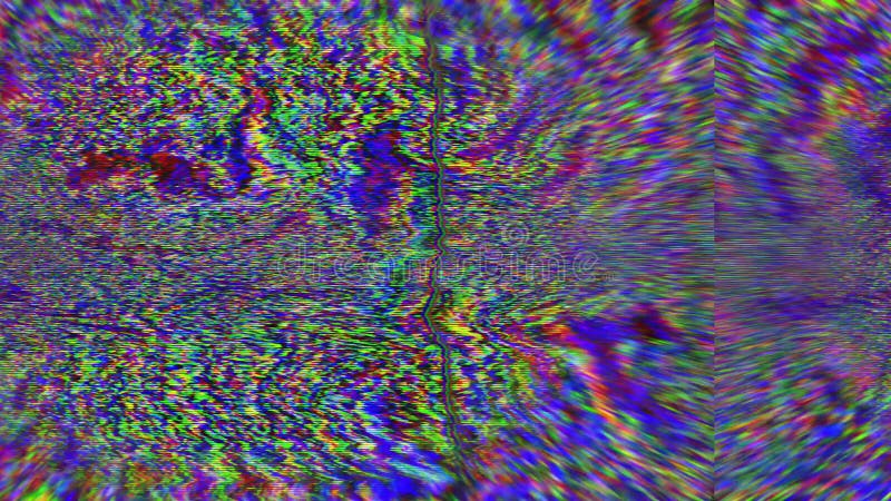 Abstract Bad Tv Imitation Flare Iridescent Background. Glitch Art ...