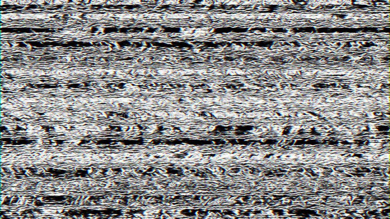 Glitch Noise Static Television VFX. Visual Video Effects Stripes ...