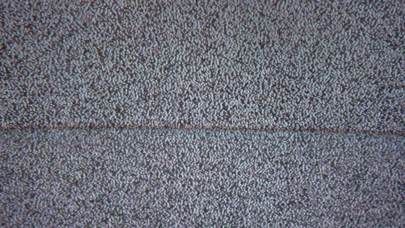Interference on the TV Screen with Color Defects, Noise and Grain 4k ...