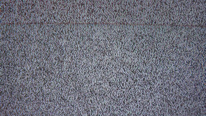 Bad Tv Signal Noise Interference Screen the Television Stock Image ...