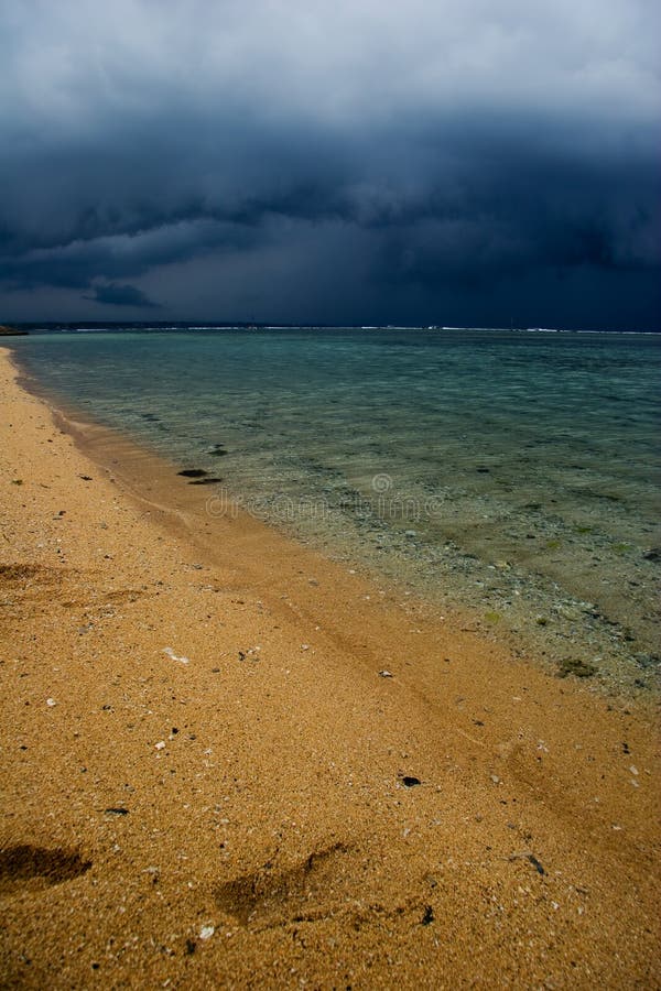 Bad Weather Around Tropical Island Stock Photo - Image of heaven, asia ...