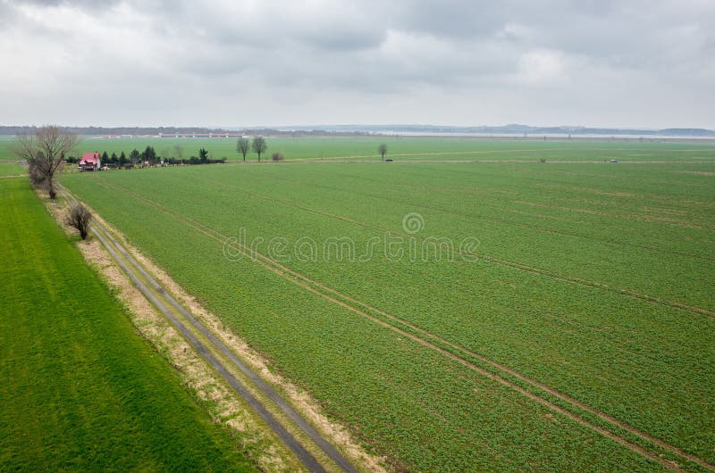 Bad weather over the field stock image. Image of countryside - 52092195