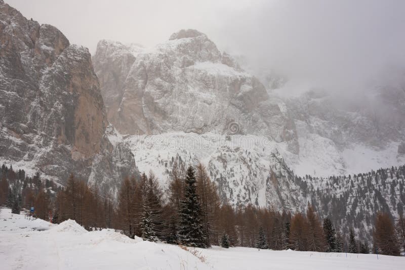 Bad Winter Weather in Mountains Stock Photo - Image of nature, frost ...