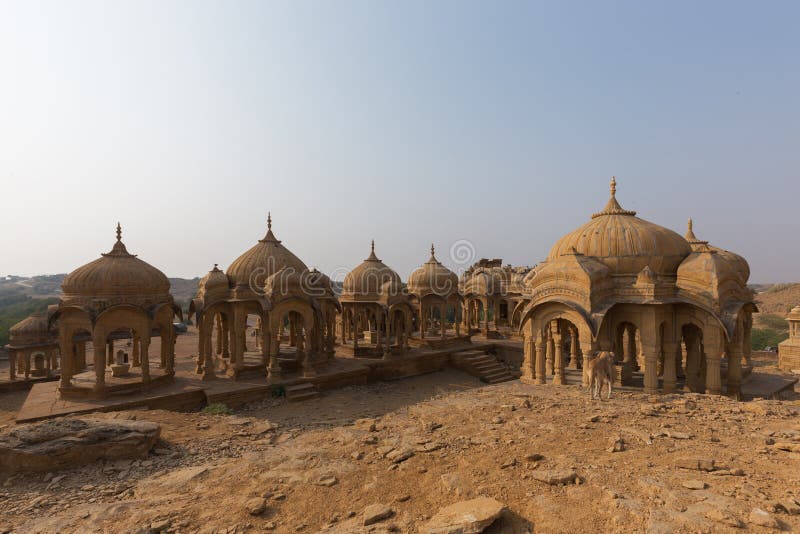 Bada Bagh in Jaisalmer, Rajasthan State, India Stock Photo - Image of ...