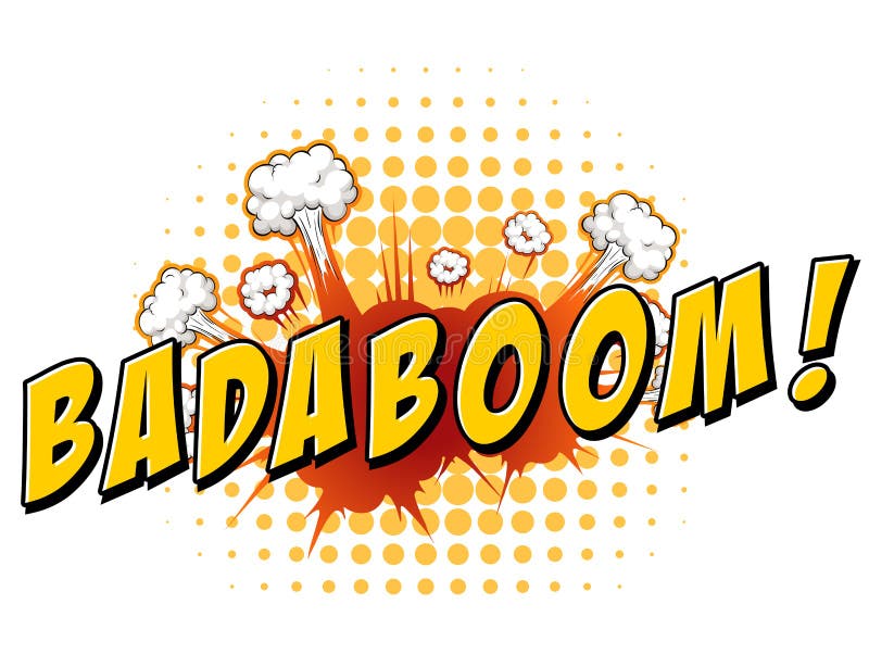 Word Badaboom Stock Illustrations – 9 Word Badaboom Stock Illustrations ...