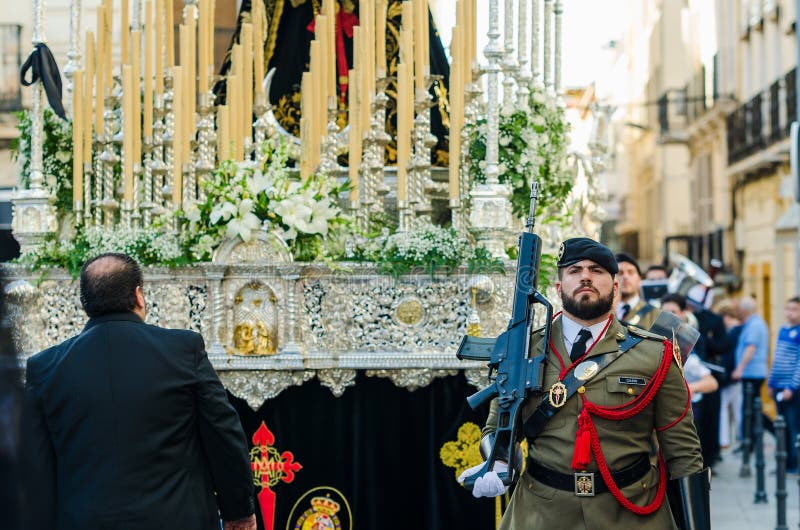 Badajoz Spain Monday. April 14. 2017. Holy Friday Editorial Stock Photo ...