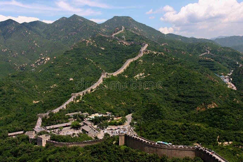 Great Wall - Badaling - China Stock Photo - Image of china, hill: 38374922