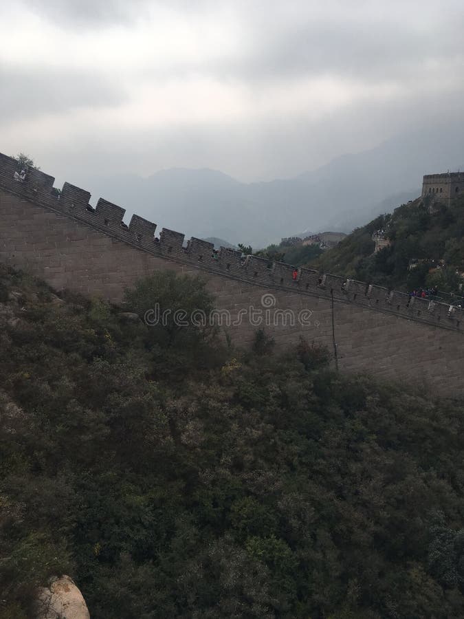 Badaling Great Wall, stock image. Image of great, tower - 109648595