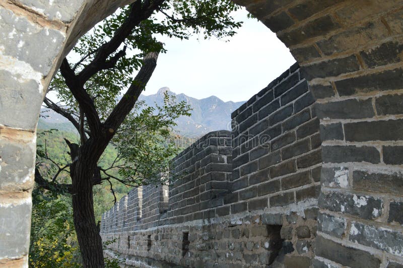 Badaling, the wall stock image. Image of beijing, china - 34573795