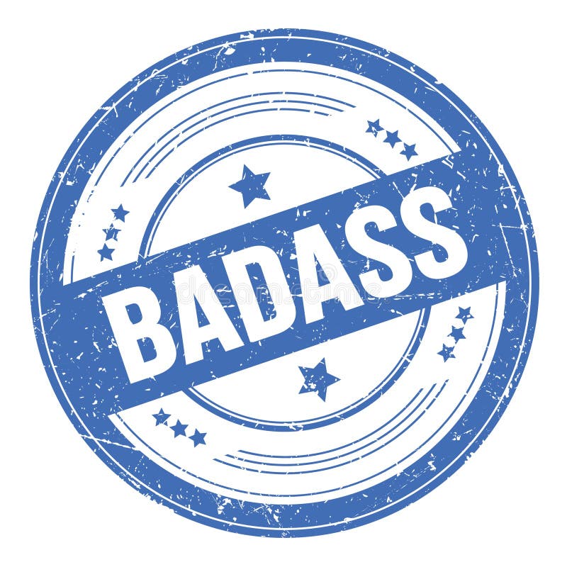 BADASS Text, on Rectangle Speech Bubble Sign. Stock Illustration ...