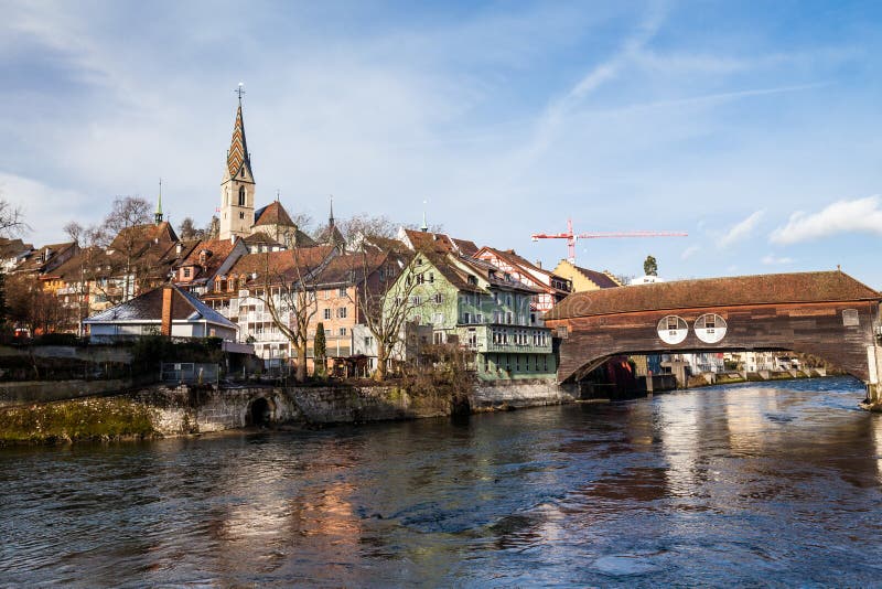 BADEN, AARGAU, DIE SCHWEIZ stockbild. Bild von hintergrund - 70163297