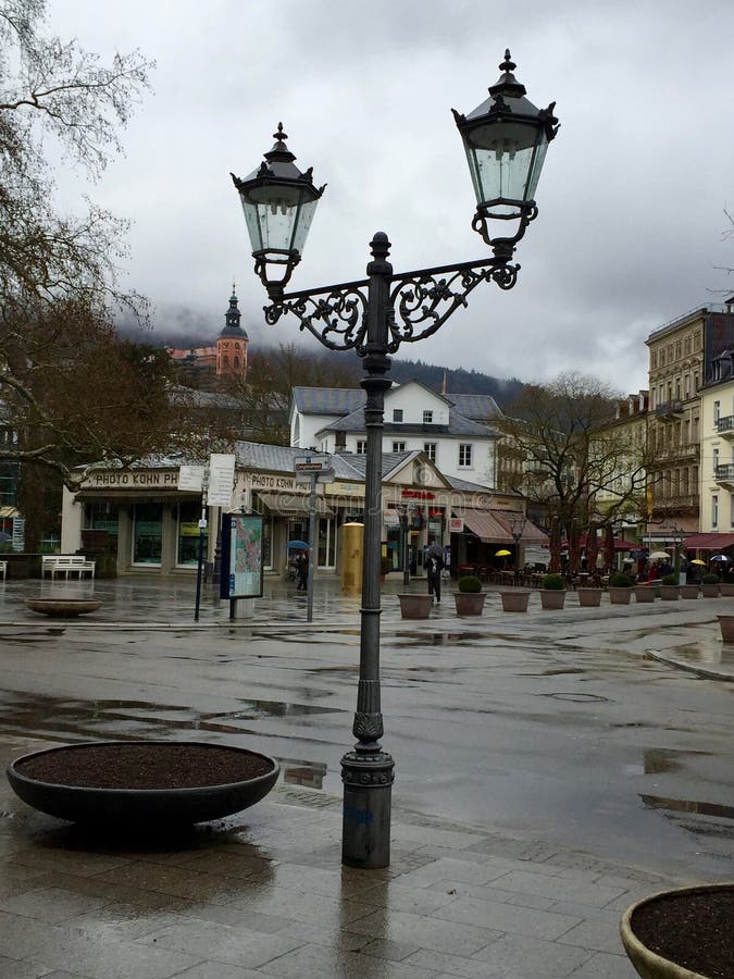 Baden-Baden editorial stock image. Image of germany, lamp - 73291009