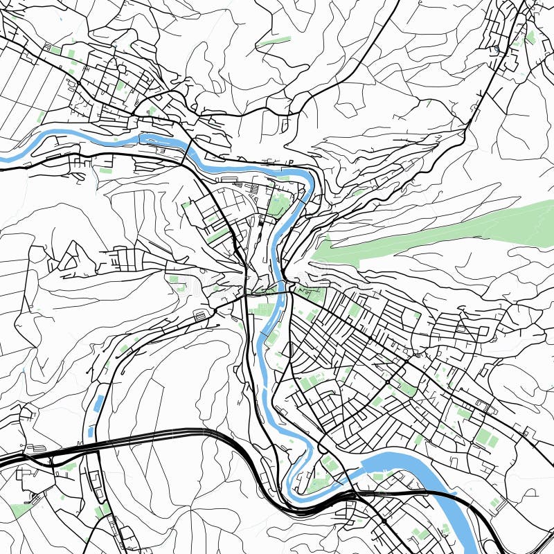 The Baden map. stock illustration. Illustration of plan - 306089235