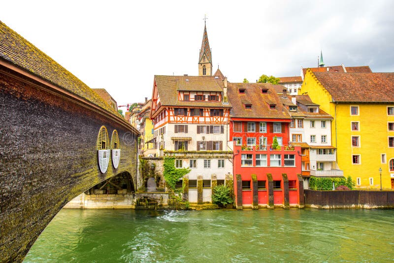 Baden Old Town in Switzerland Stock Photo - Image of baden, house: 79207672