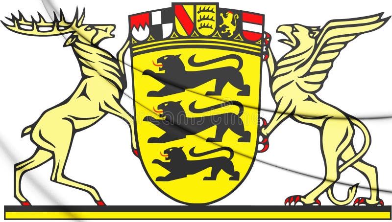 Baden-Wurttembergwappen, Deutschland Stock Abbildung - Illustration von ... Baden-Wurttembergwappen, Deutschland Stock Abbildung - Illustration von ...