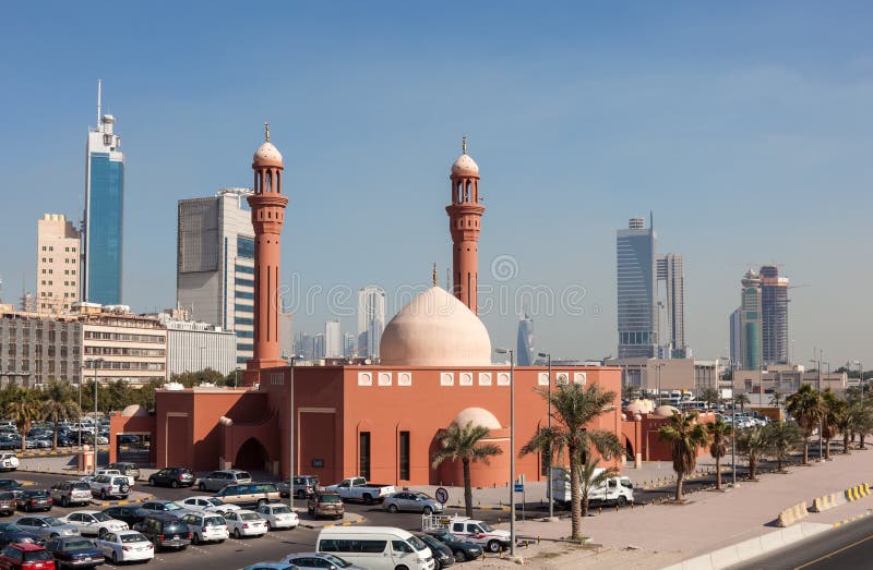 Fatima Mosque in Kuwait stockbild. Bild von kuwait, architektur - 49004385