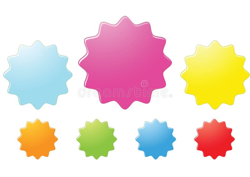 Rainbow stars stock vector. Illustration of orange, multicoloured - 1135516