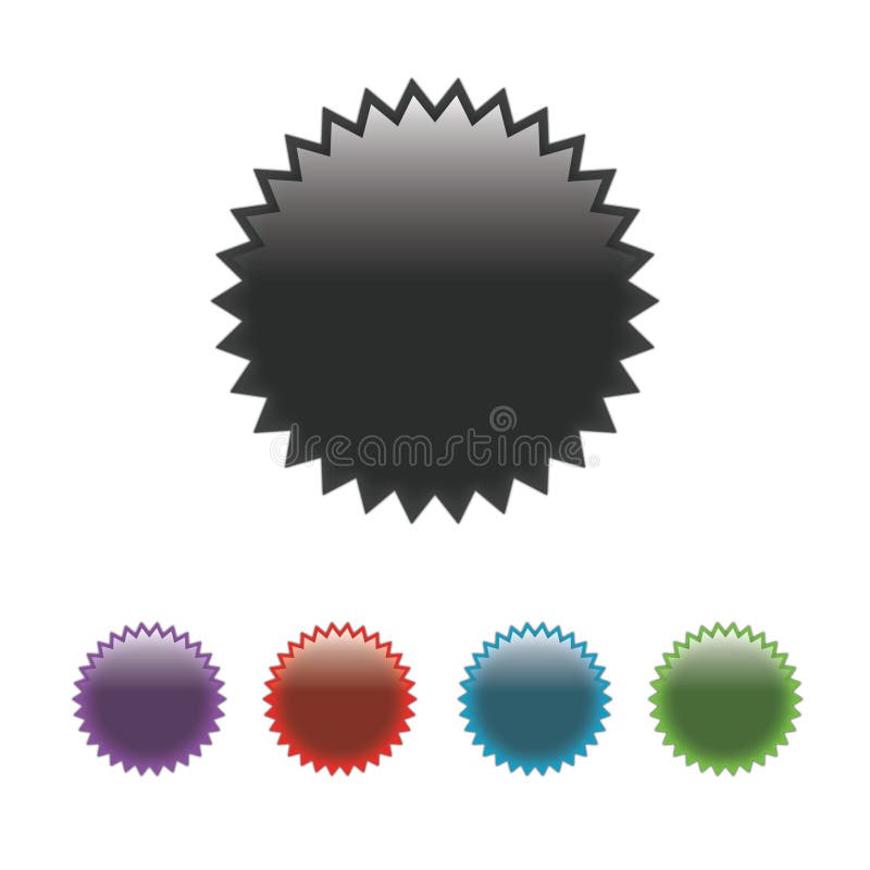 Star Web Stickers stock vector. Illustration of green - 5460538