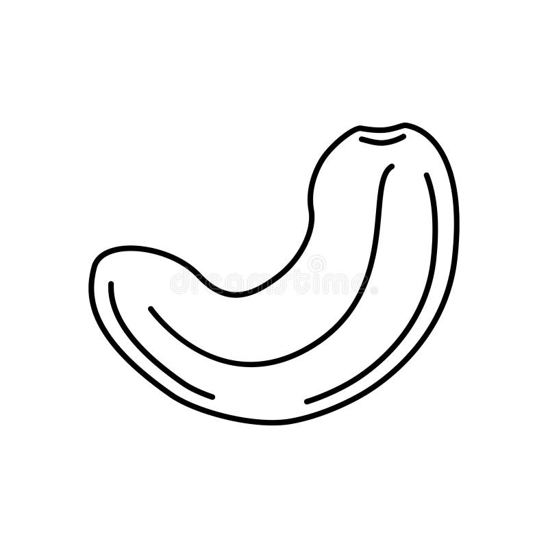 Badge Cashew. Vector Image. Stock Vector - Illustration of cartoon ...