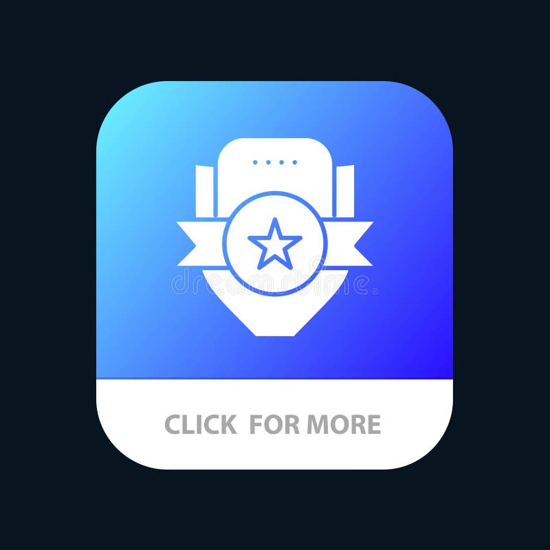 Badge, Club, Emblem, Shield, Sport Mobile App Button. Android and IOS ...