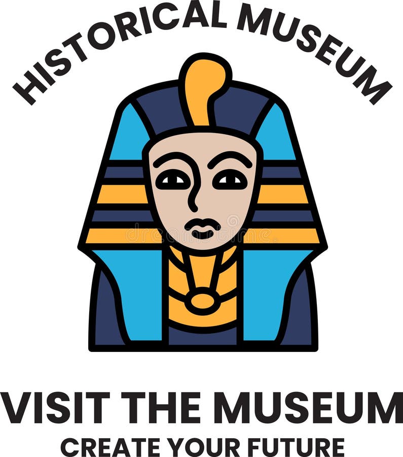 A Badge in Concept of Art Museum Stock Vector - Illustration of africa ...