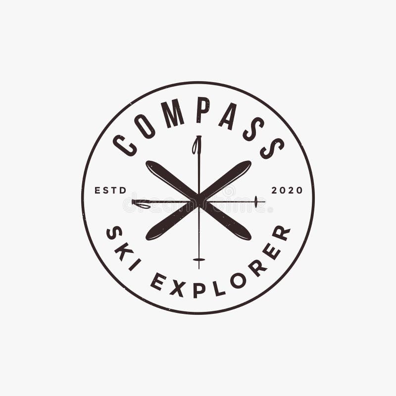 The Emblem of the Compass Rose. Stock Vector - Illustration of compass ...