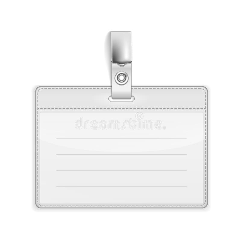 Badge Holder Design Vector Illustration Stock Vector - Illustration of ...