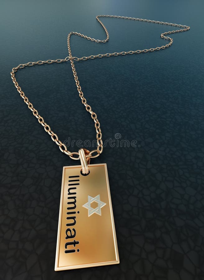 Badge of the Illuminati stock illustration. Illustration of mason ...