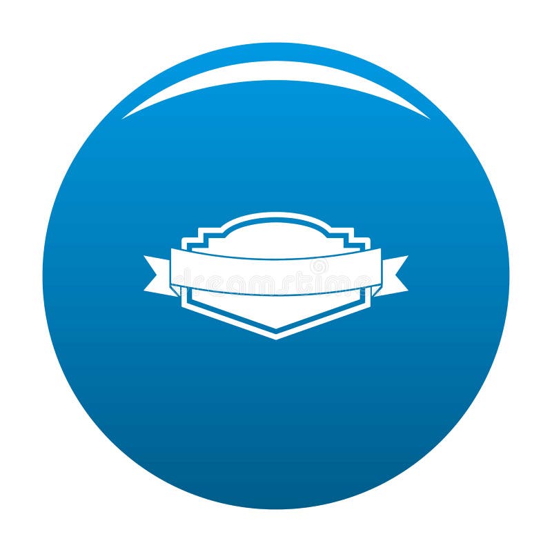 Badge Label Icon Blue Vector Stock Vector - Illustration of retro ...