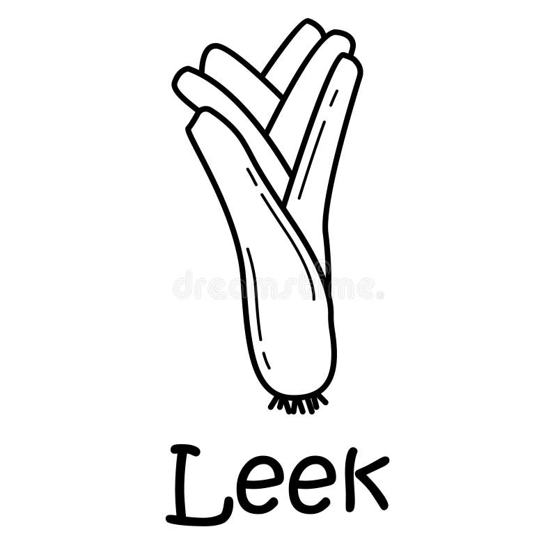 Leek Coloring Stock Illustrations – 73 Leek Coloring Stock ...