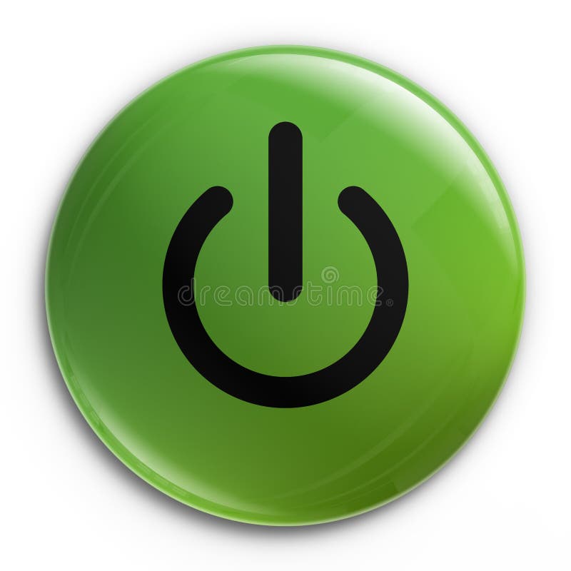 Badge - on Off stock illustration. Illustration of start - 5984357
