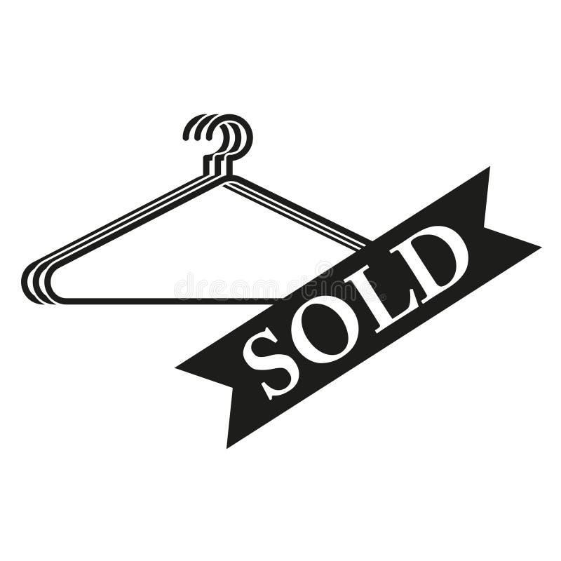Badge Sold Sign Illustration. Vector Stock Vector - Illustration of ...