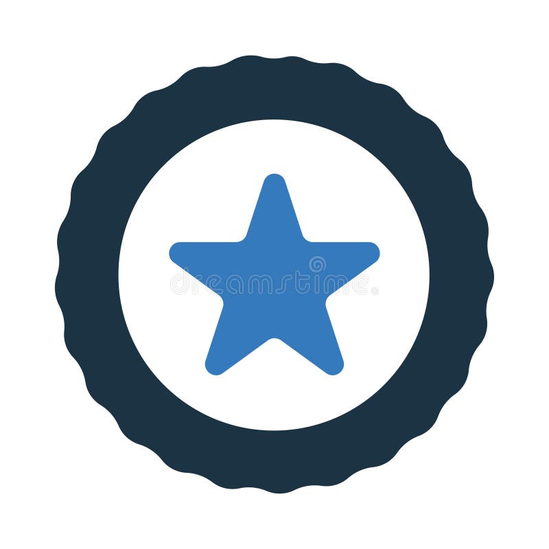 Badge, Star Badge, Rank Badge, Star Rank Badge Icon Stock Vector ...